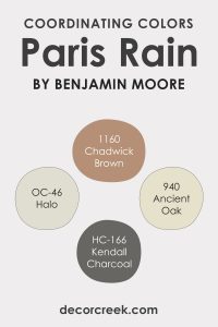 Paris Rain 1501 Paint Color by Benjamin Moore - DecorCreek