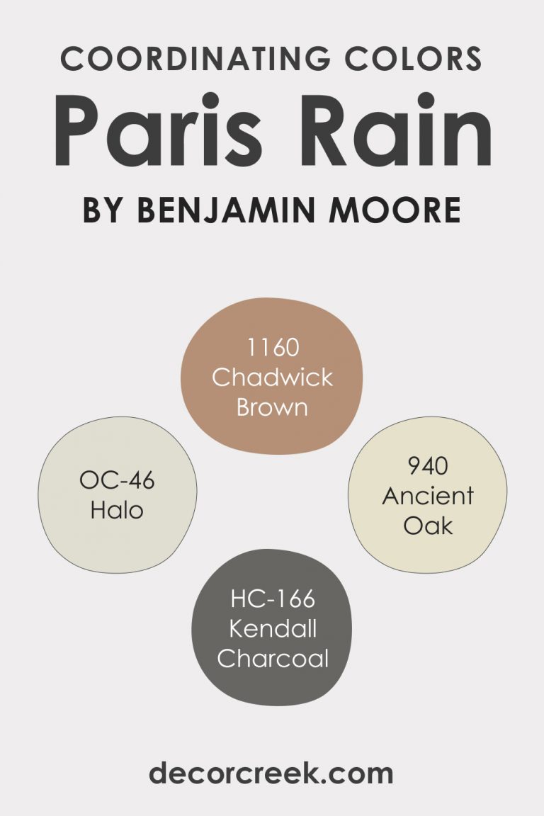 Paris Rain 1501 Paint Color by Benjamin Moore - DecorCreek