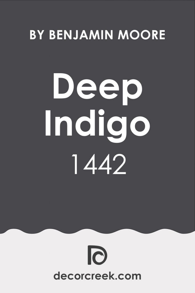Deep Indigo 1442 Paint Color by Benjamin Moore - DecorCreek