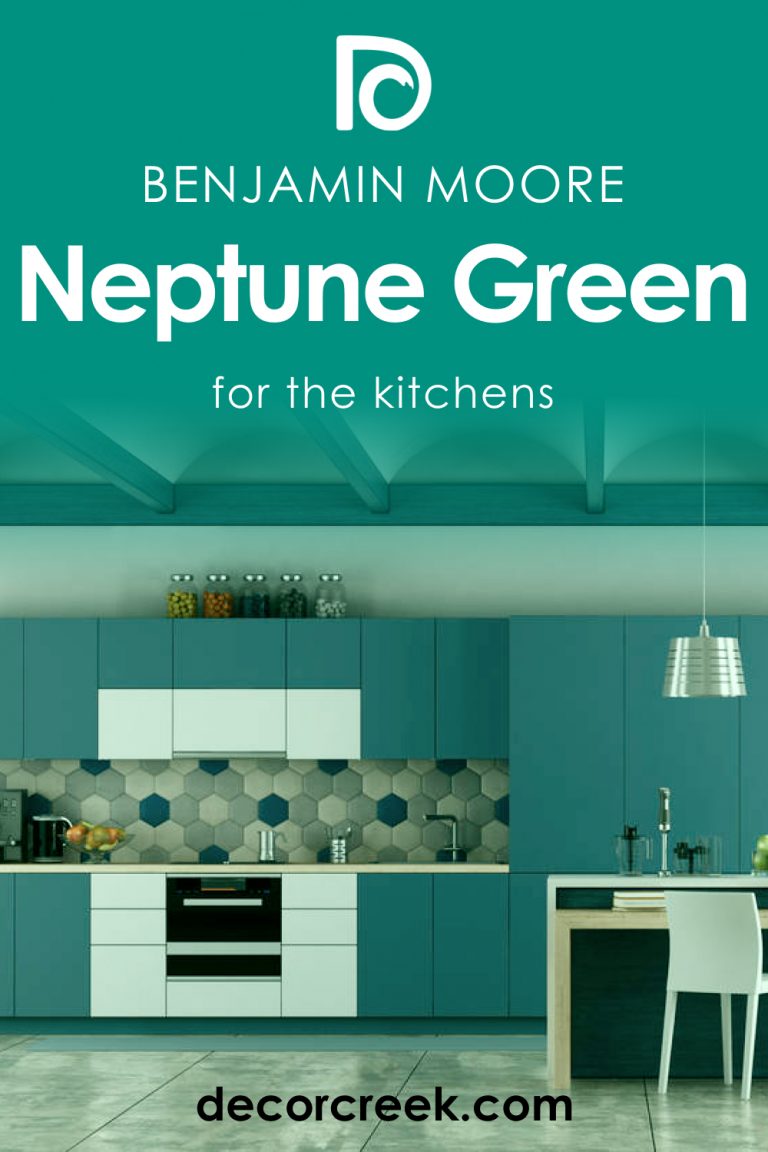 Neptune Green 658 Paint Color by Benjamin Moore - DecorCreek