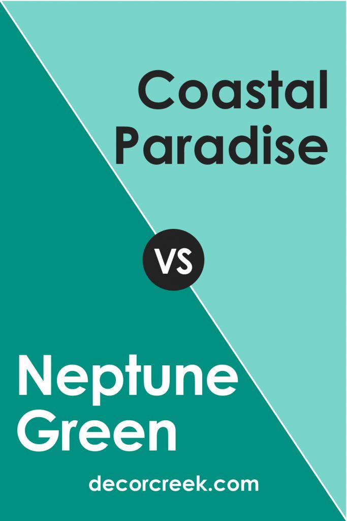 Neptune Green 658 Paint Color by Benjamin Moore - DecorCreek