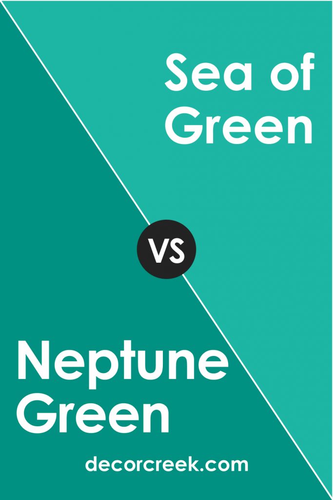 Neptune Green 658 Paint Color by Benjamin Moore - DecorCreek