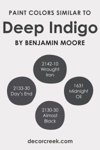 Deep Indigo 1442 Paint Color by Benjamin Moore - DecorCreek