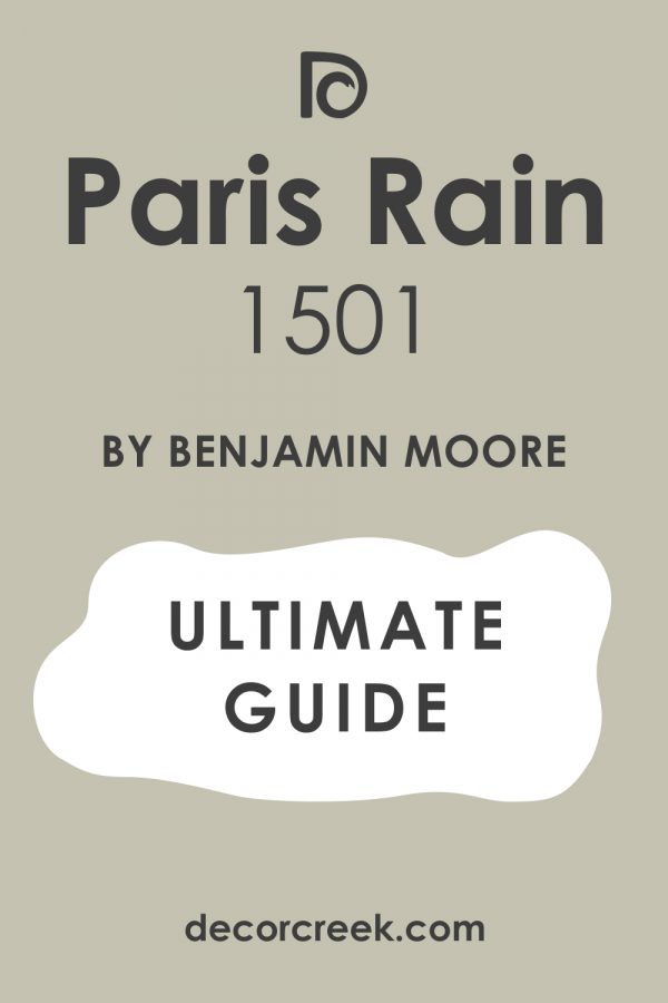 Paris Rain 1501 Paint Color by Benjamin Moore - DecorCreek