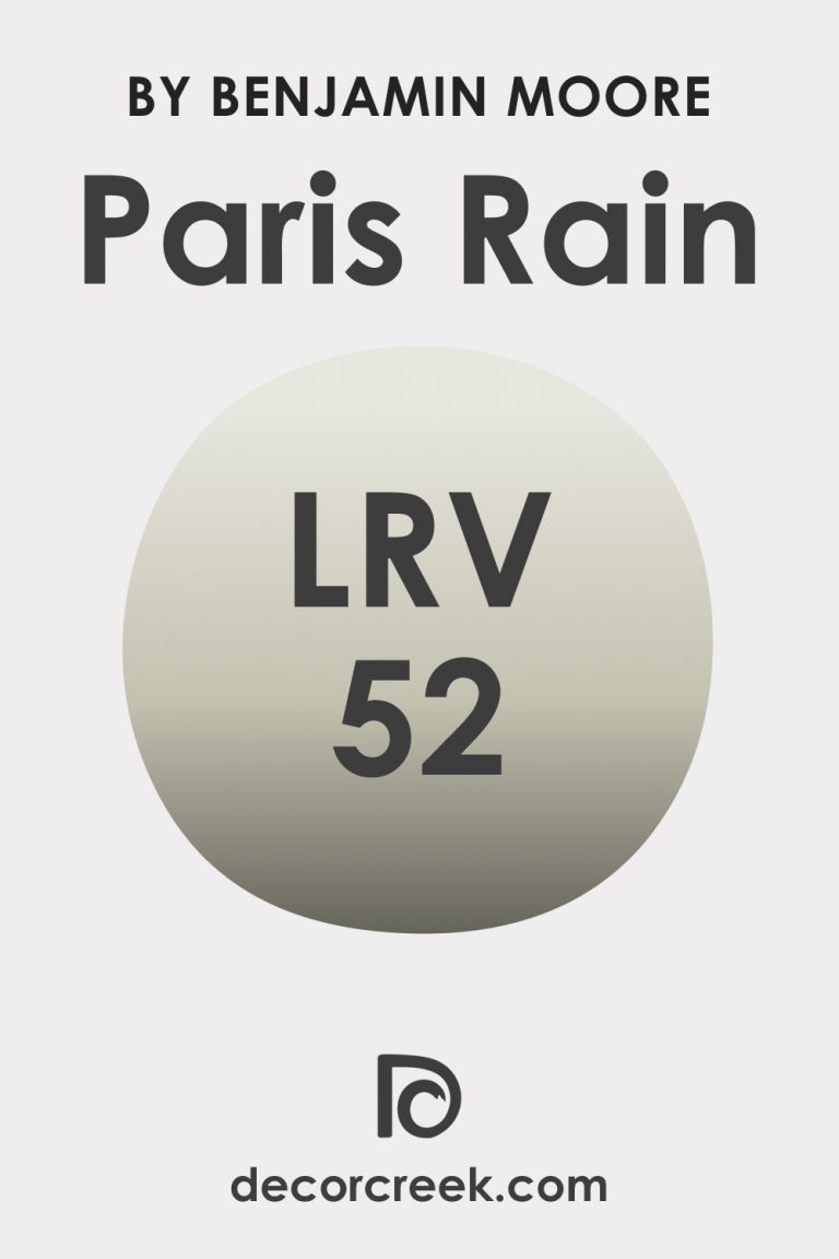 Paris Rain 1501 Paint Color by Benjamin Moore - DecorCreek