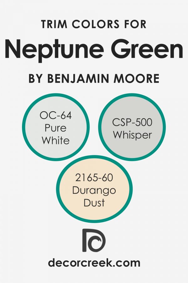 Neptune Green 658 Paint Color by Benjamin Moore - DecorCreek