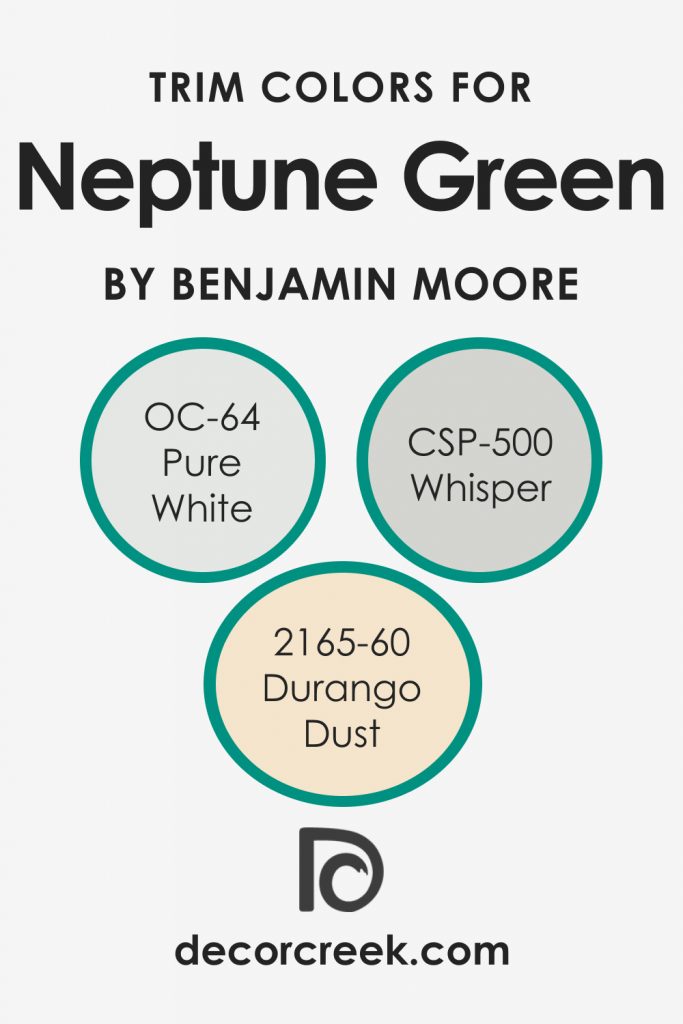 Neptune Green 658 Paint Color by Benjamin Moore - DecorCreek