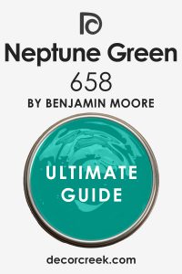 Neptune Green 658 Paint Color by Benjamin Moore - DecorCreek