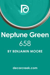 Neptune Green 658 Paint Color by Benjamin Moore - DecorCreek