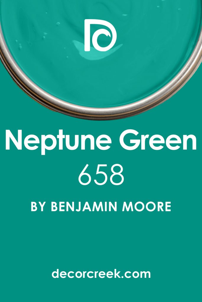 Neptune Green 658 Paint Color by Benjamin Moore - DecorCreek