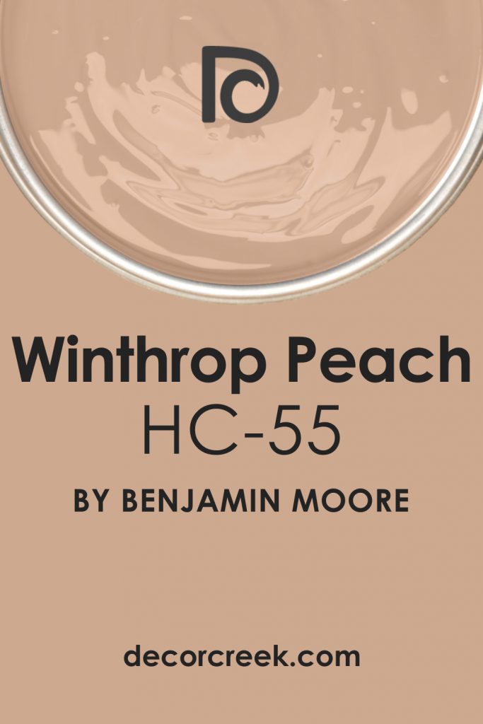 Winthrop Peach HC-55 Paint Color by Benjamin Moore - DecorCreek
