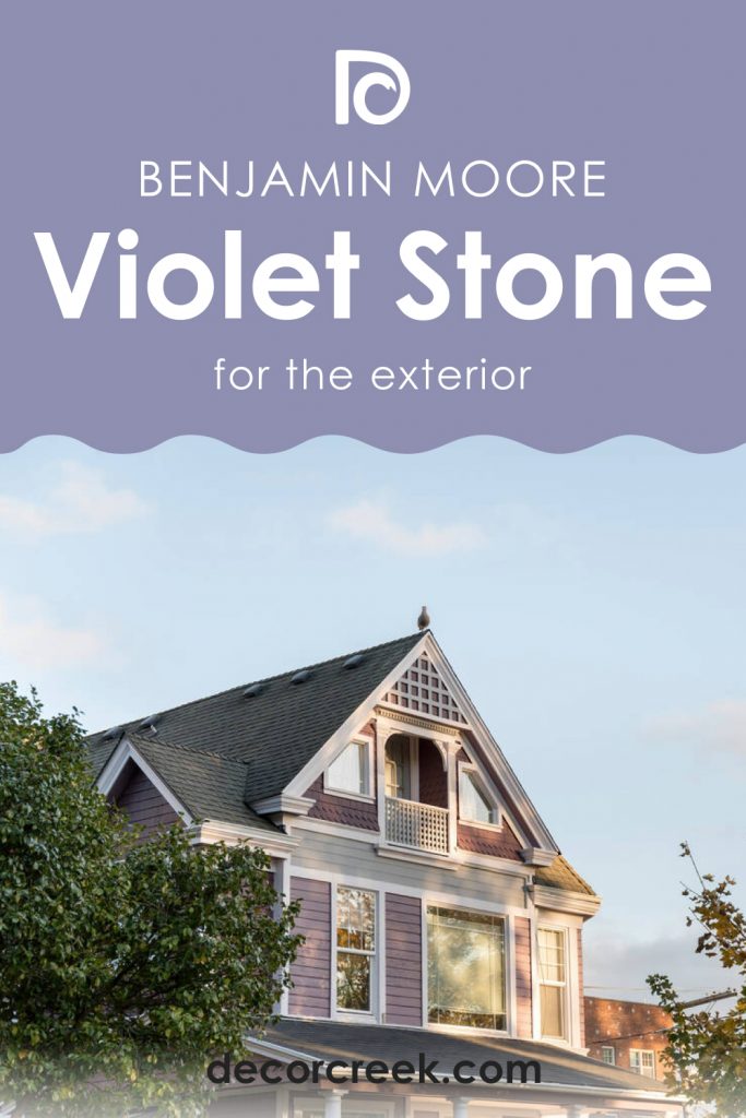 Violet Stone 2069-40 Paint Color by Benjamin Moore - DecorCreek