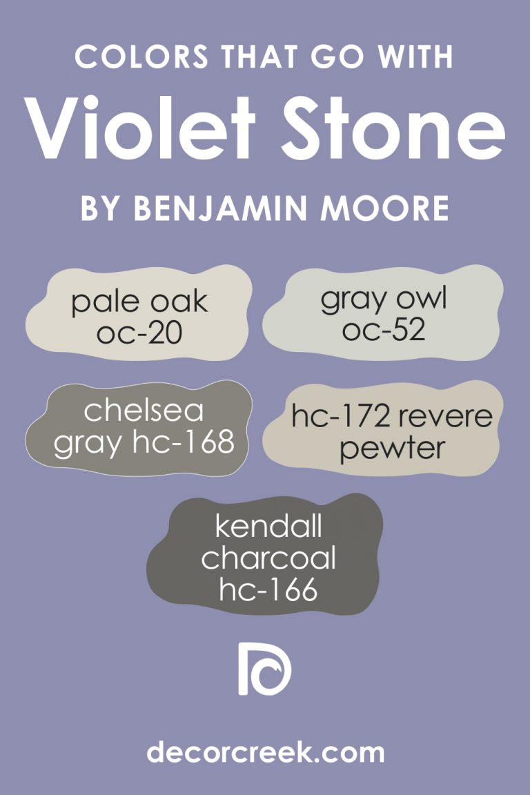 Violet Stone 2069-40 Paint Color by Benjamin Moore - DecorCreek