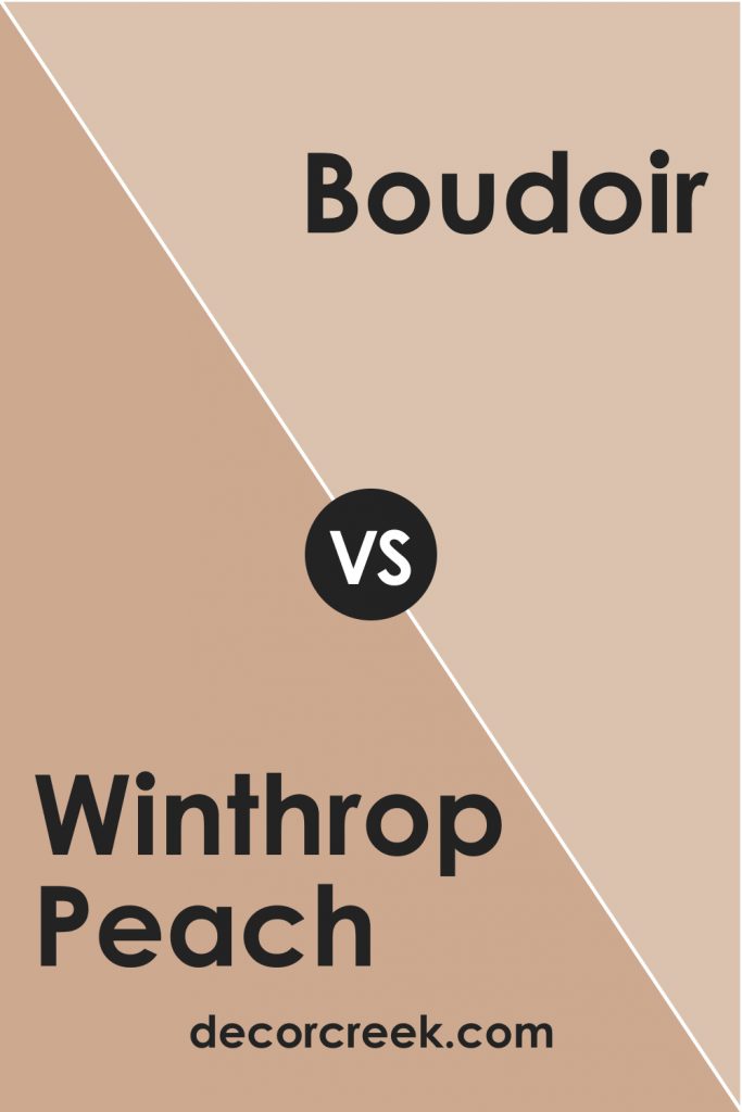Winthrop Peach HC-55 Paint Color by Benjamin Moore - DecorCreek
