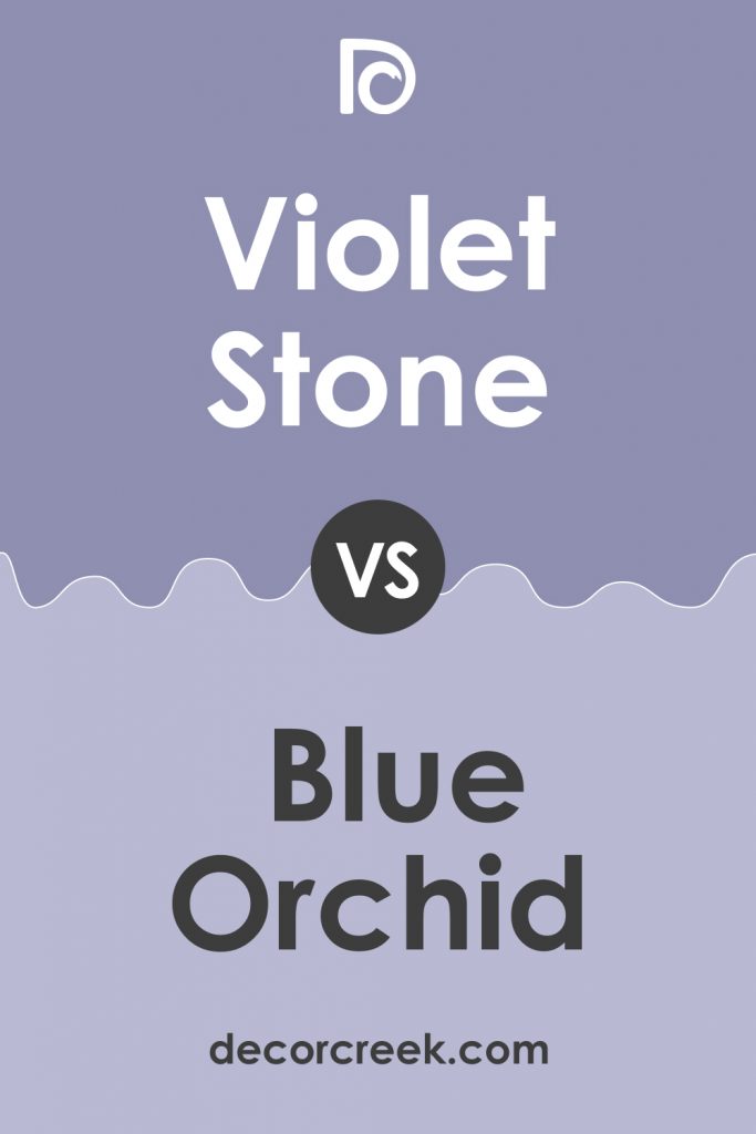 Violet Stone 2069-40 Paint Color by Benjamin Moore - DecorCreek