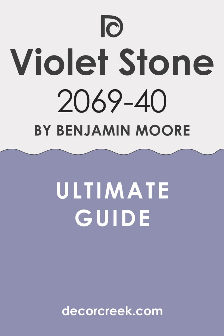 Violet Stone 2069-40 Paint Color by Benjamin Moore - DecorCreek