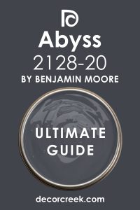 Abyss 2128-20 Paint Color by Benjamin Moore - DecorCreek