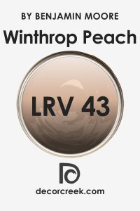 Winthrop Peach HC-55 Paint Color by Benjamin Moore - DecorCreek