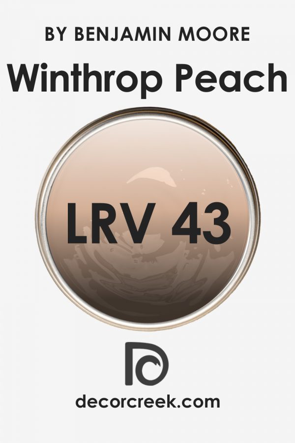 Winthrop Peach HC-55 Paint Color by Benjamin Moore - DecorCreek