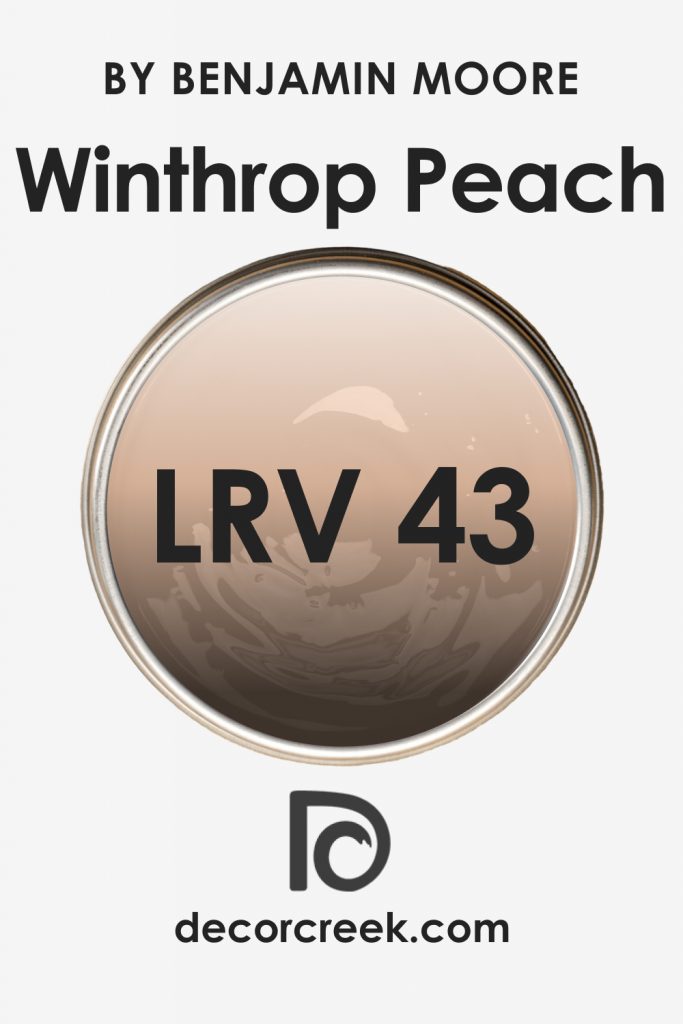 Winthrop Peach HC-55 Paint Color by Benjamin Moore - DecorCreek