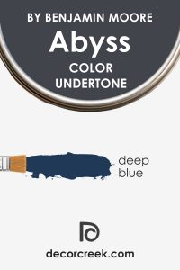 Abyss 2128-20 Paint Color by Benjamin Moore - DecorCreek