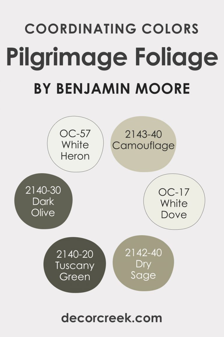 Pilgrimage Foliage 2175-20 Paint Color by Benjamin Moore - DecorCreek