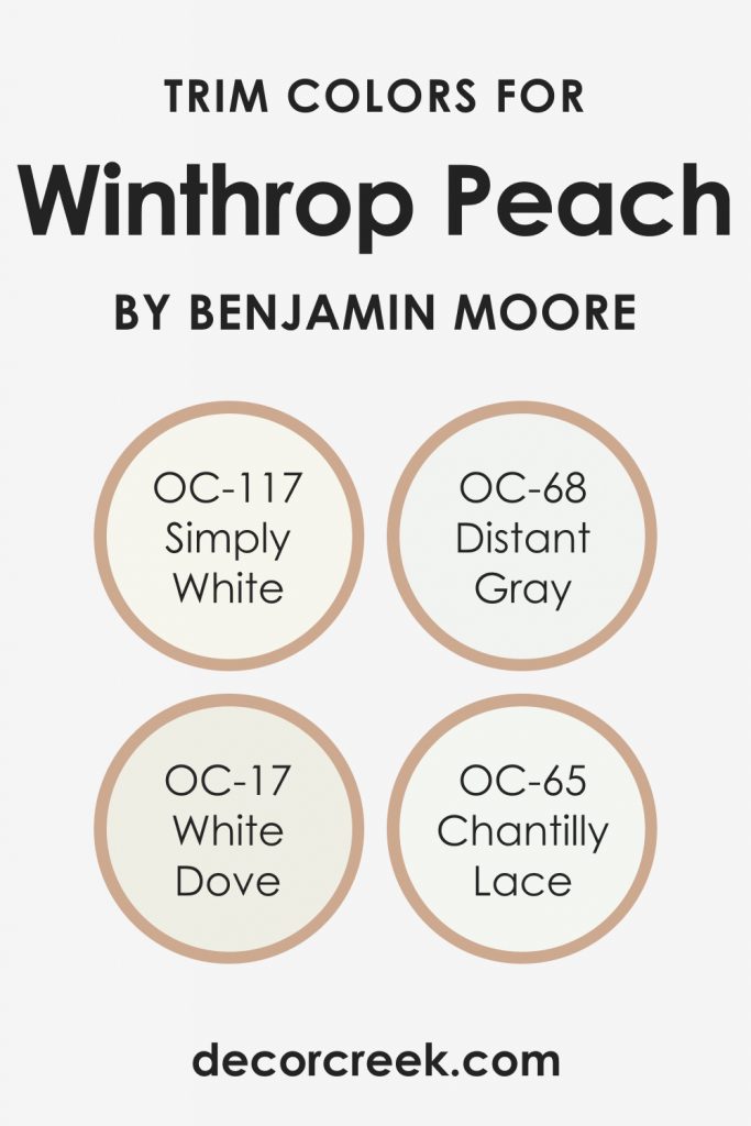 Winthrop Peach HC-55 Paint Color by Benjamin Moore - DecorCreek