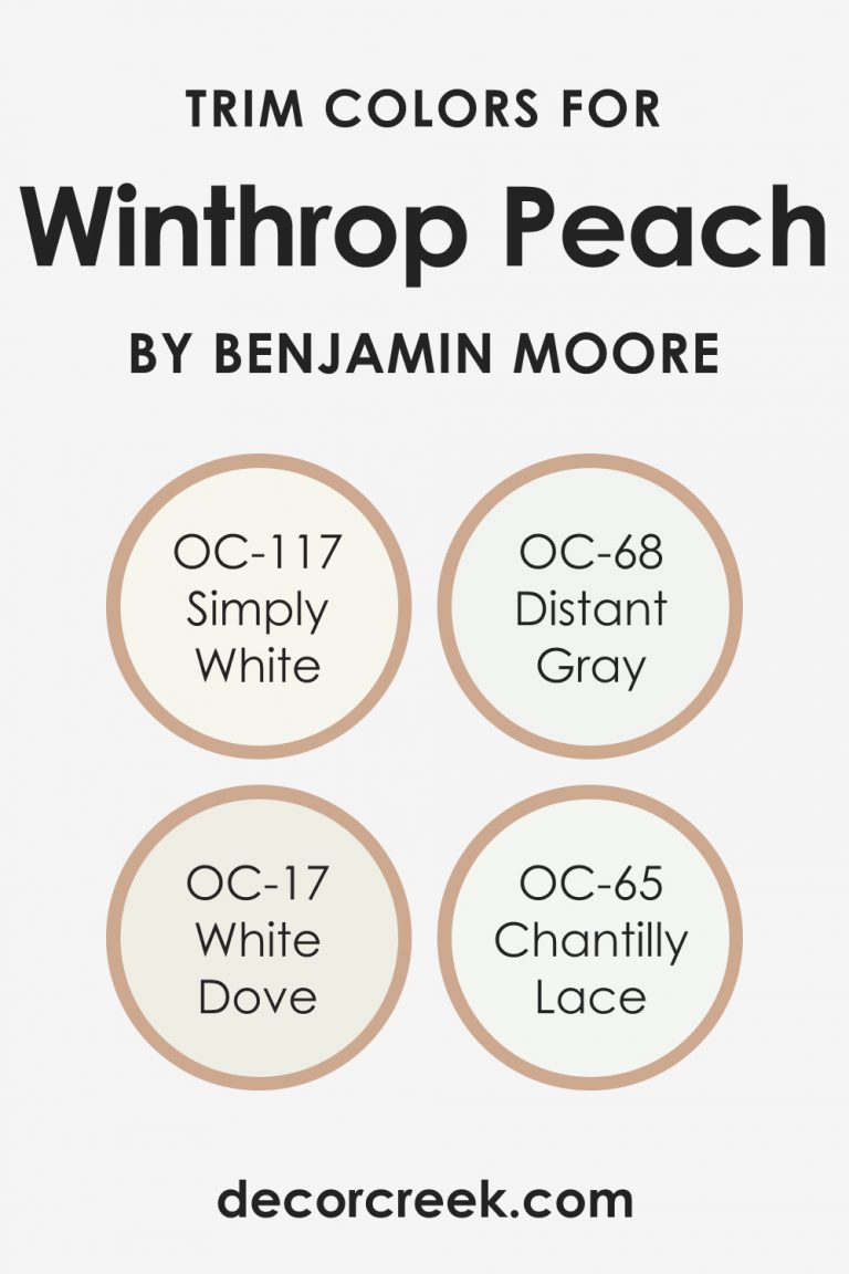 Winthrop Peach HC-55 Paint Color by Benjamin Moore - DecorCreek