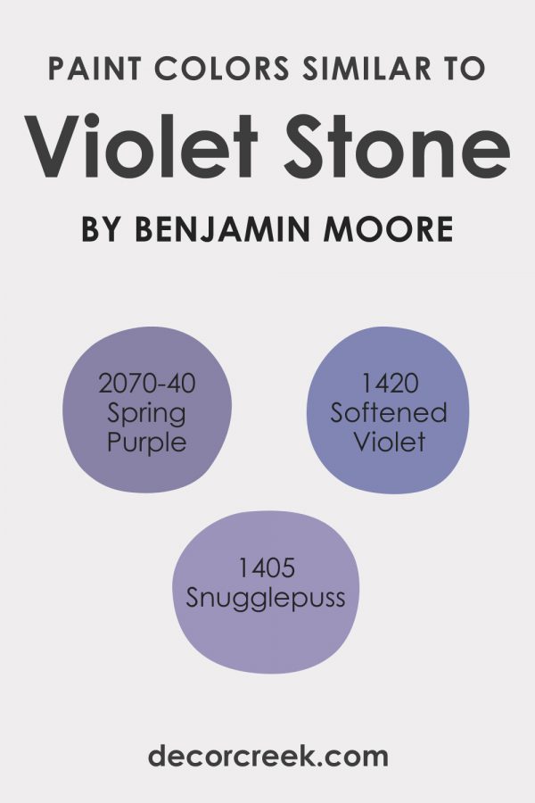 Violet Stone 2069-40 Paint Color by Benjamin Moore - DecorCreek