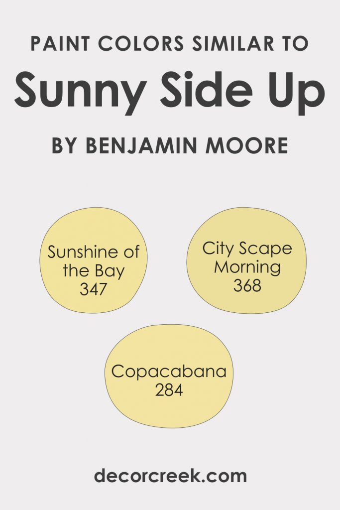 Sunny Side Up 367 Paint Color by Benjamin Moore - DecorCreek