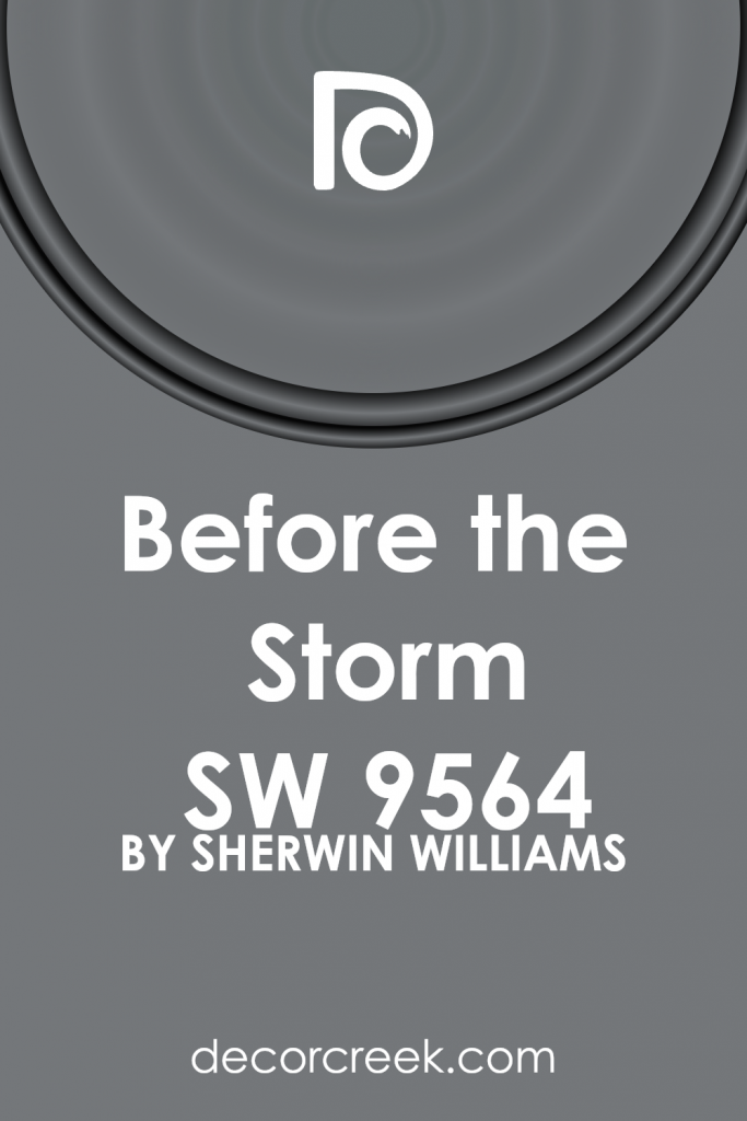 Before the Storm SW 9564 Paint Color by Sherwin Williams - DecorCreek