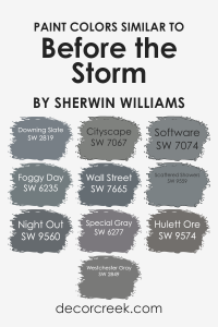Before the Storm SW 9564 Paint Color by Sherwin Williams - DecorCreek
