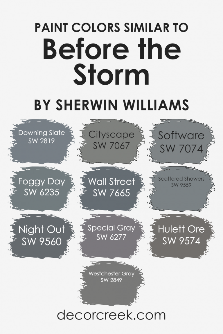Before the Storm SW 9564 Paint Color by Sherwin Williams - DecorCreek