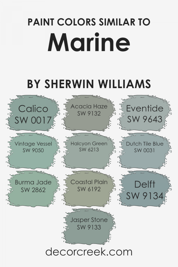 Marine SW 9659 Paint Color by Sherwin Williams - DecorCreek