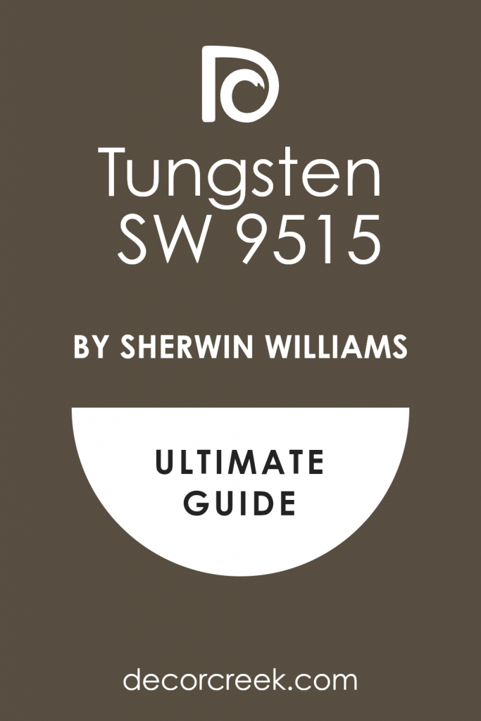 Tungsten SW 9515 Paint Color by Sherwin Williams - DecorCreek