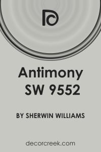 Antimony SW 9552 Paint Color by Sherwin Williams - DecorCreek
