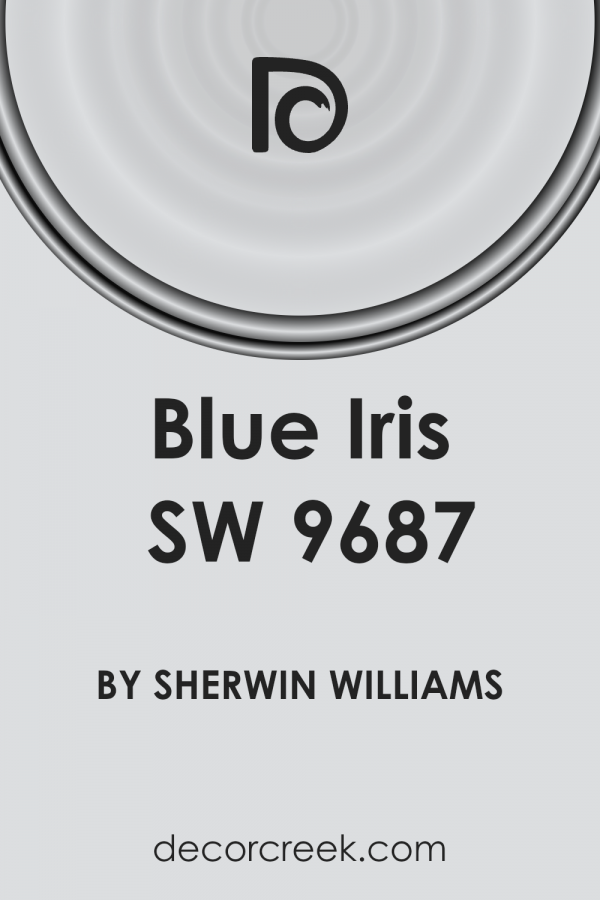 Blue Iris SW 9687 Paint Color by Sherwin Williams - DecorCreek