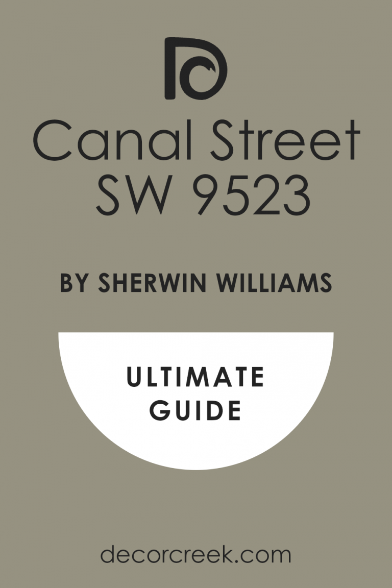Canal Street SW 9523 Paint Color by Sherwin Williams - DecorCreek