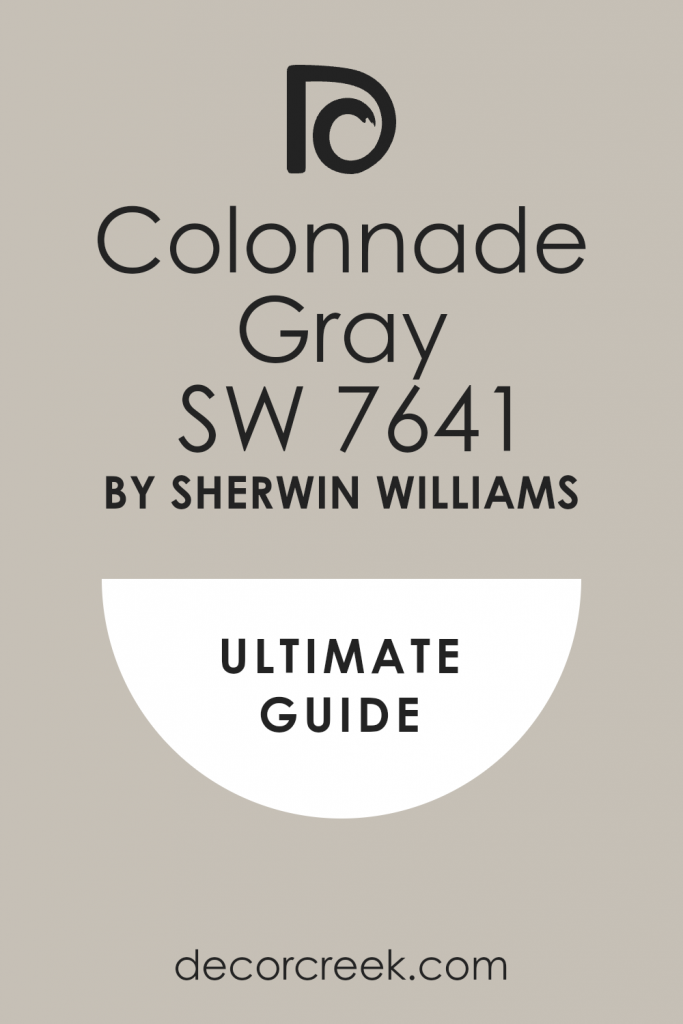 Colonnade Gray SW 7641 Paint Color by Sherwin Williams - DecorCreek