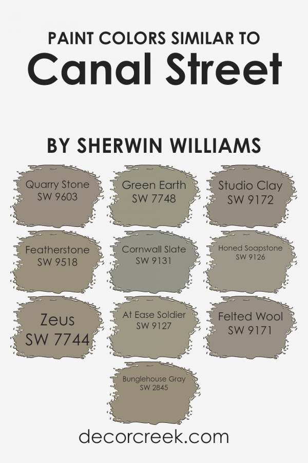 Canal Street SW 9523 Paint Color by Sherwin Williams - DecorCreek