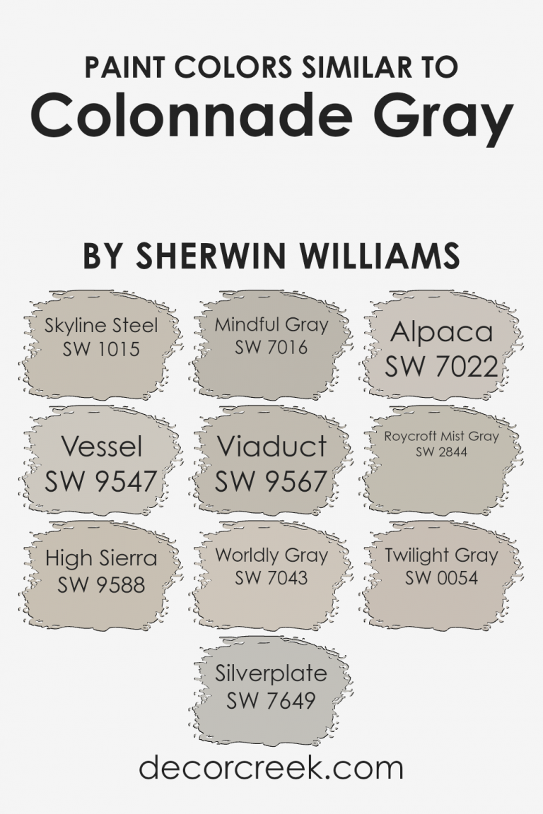 Colonnade Gray SW 7641 Paint Color by Sherwin Williams - DecorCreek