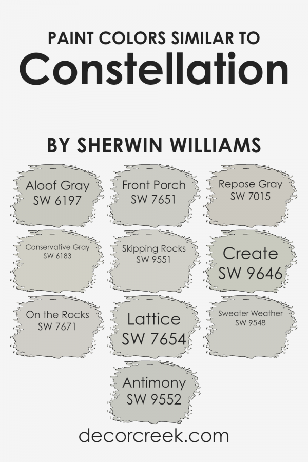 Constellation SW 9629 Paint Color by Sherwin Williams - DecorCreek