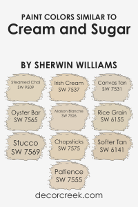 Cream and Sugar SW 9507 Paint Color by Sherwin Williams - DecorCreek