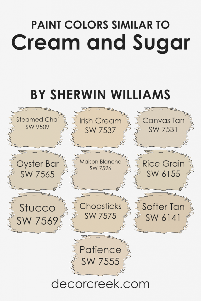 Cream and Sugar SW 9507 Paint Color by Sherwin Williams - DecorCreek