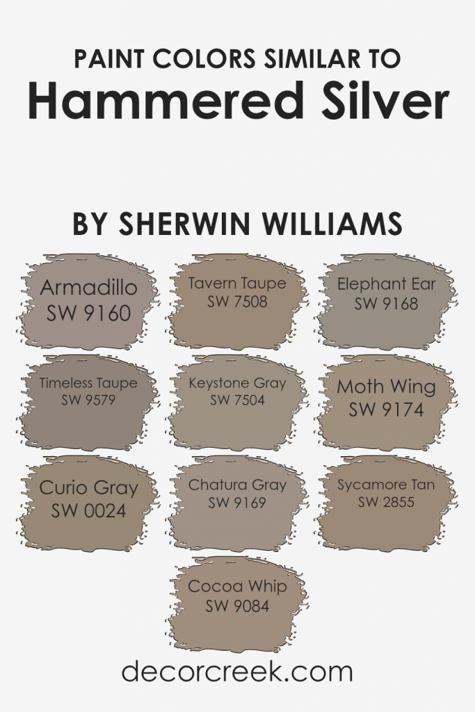 Hammered Silver SW 2840 Paint Color by Sherwin Williams - DecorCreek
