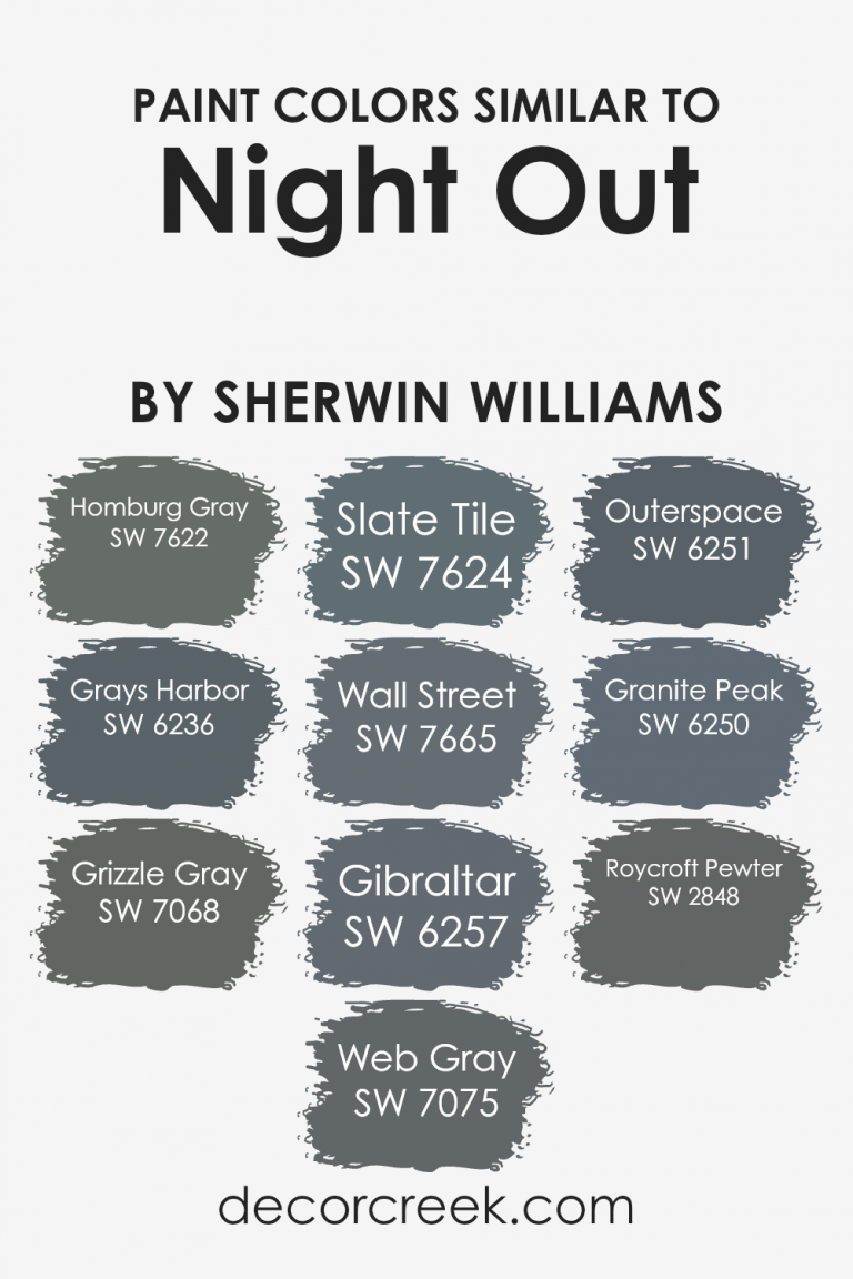 Night Out SW 9560 Paint Color by Sherwin Williams - DecorCreek