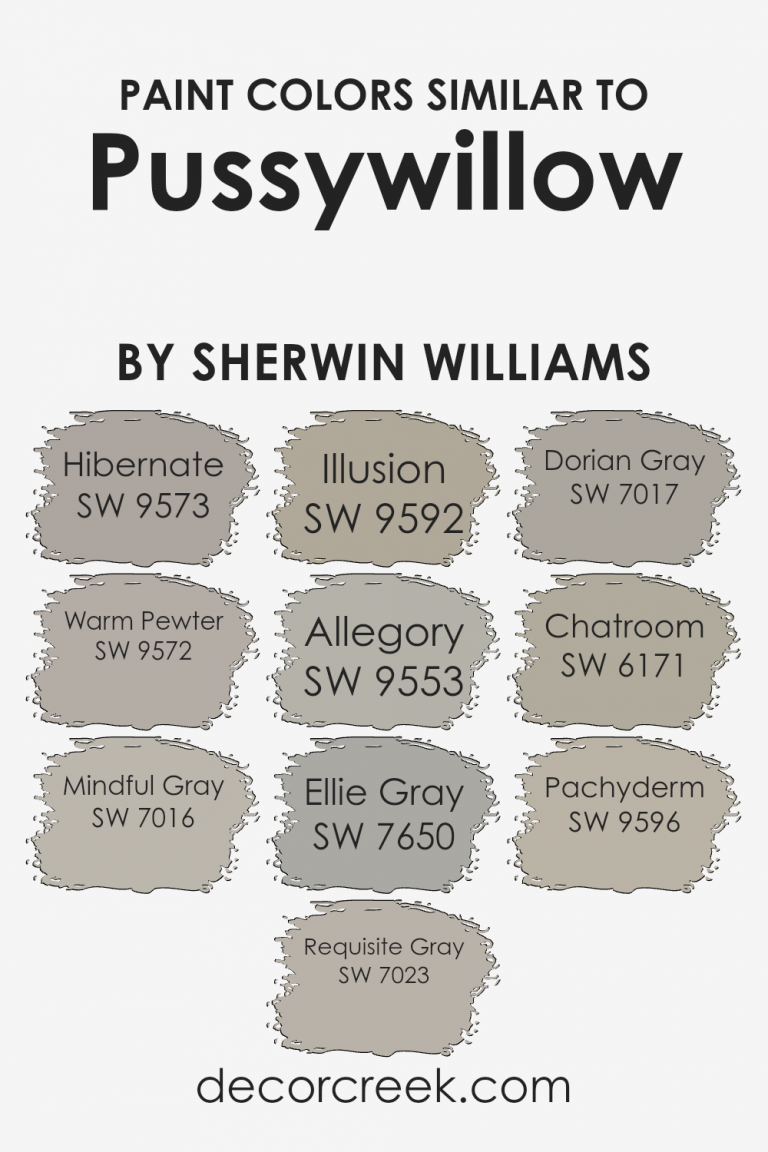 Pussywillow SW 7643 Paint Color by Sherwin Williams - DecorCreek