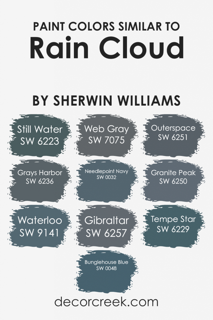Rain Cloud SW 9639 Paint Color by Sherwin Williams - DecorCreek