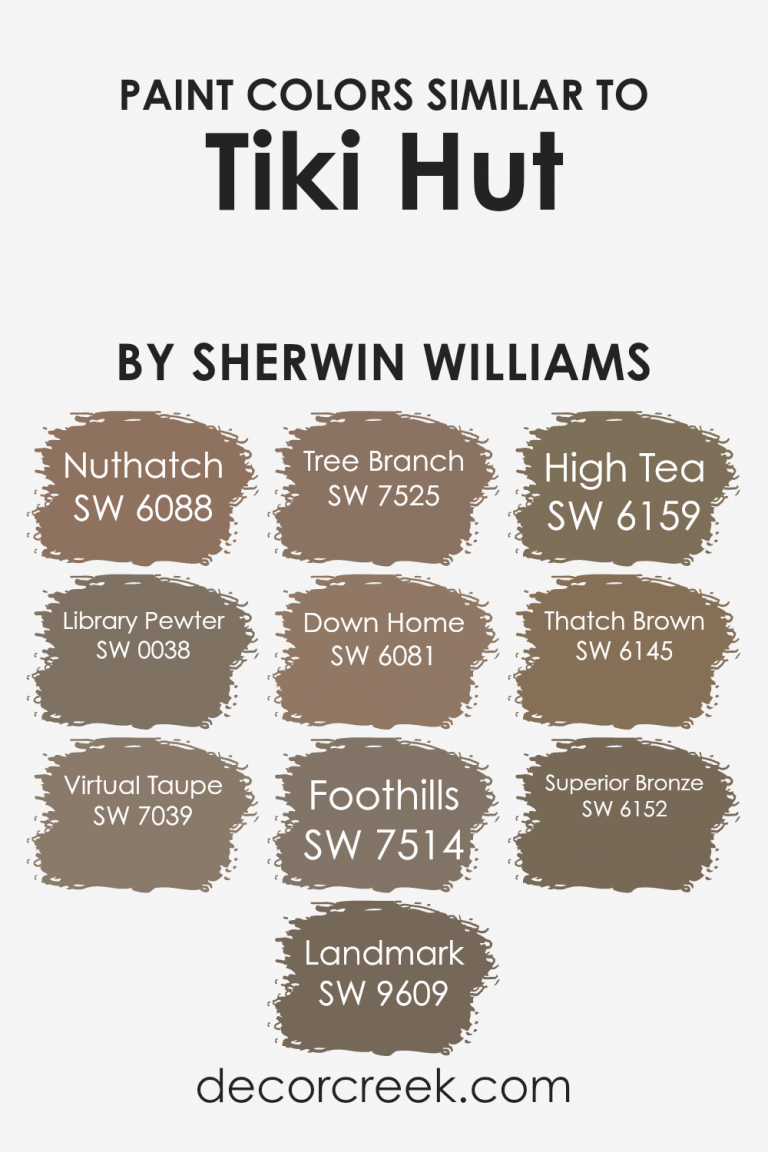Tiki Hut SW 7509 Paint Color by Sherwin Williams - DecorCreek