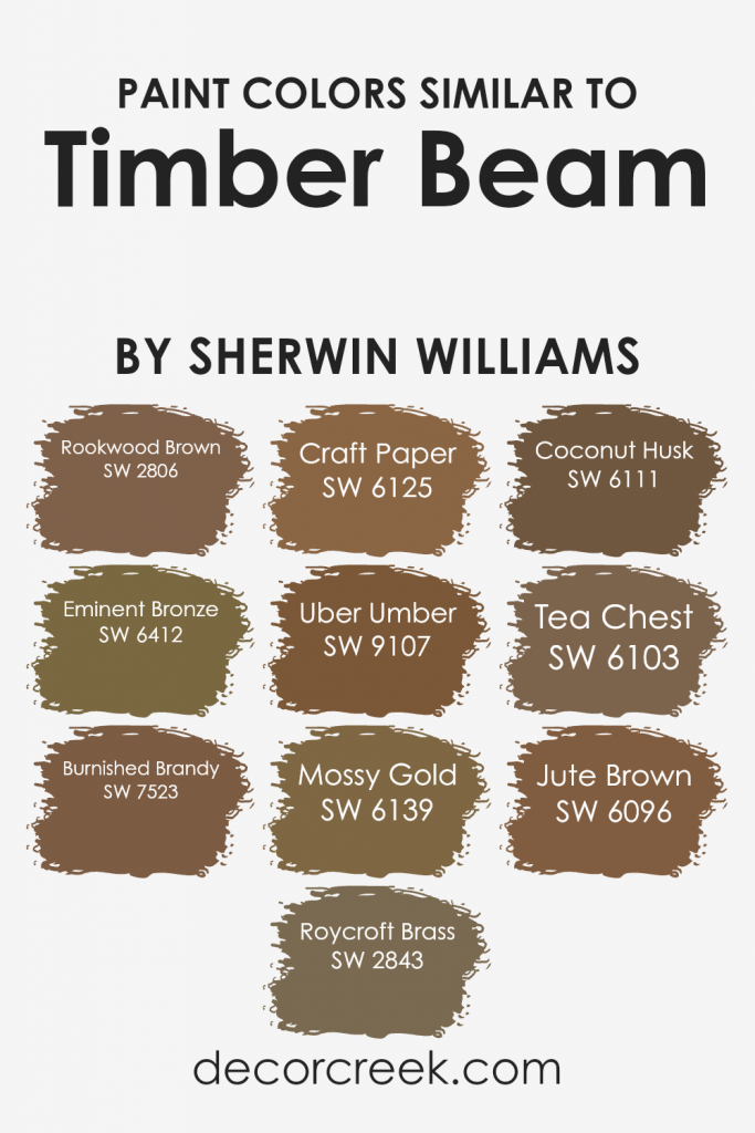 Timber Beam SW 9540 Paint Color by Sherwin Williams - DecorCreek